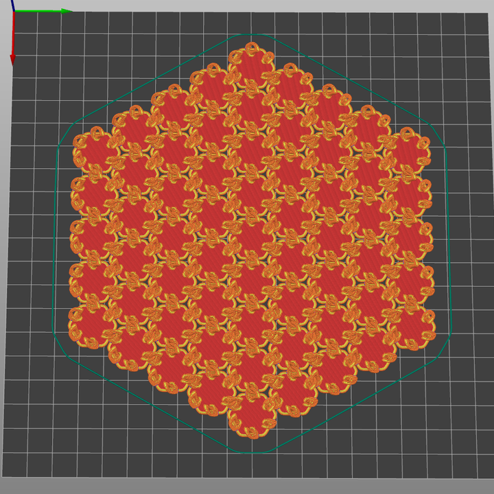 3D Printable Hexagons armor by oz tzemach